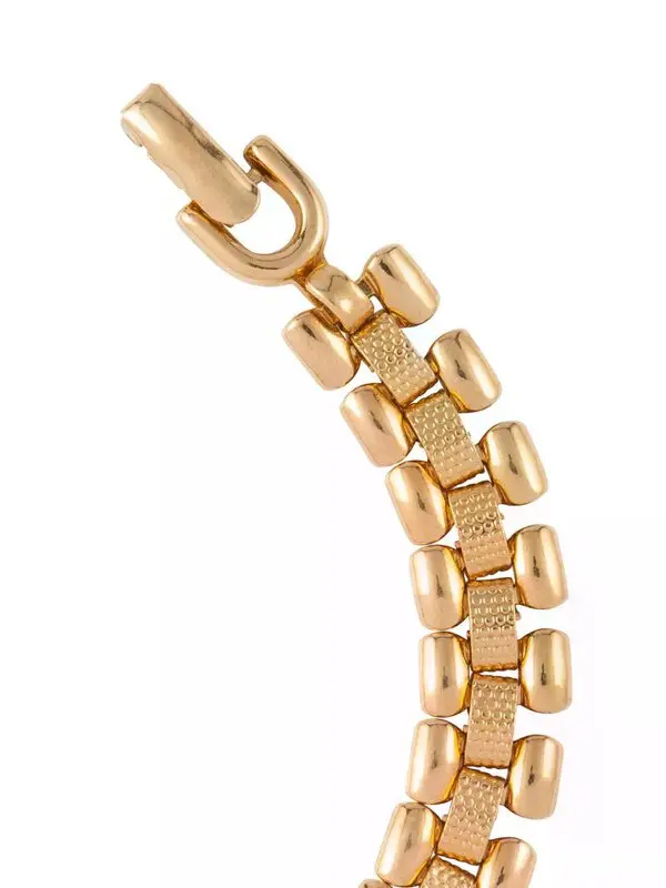 SUSAN CAPLAN 1980s Plated Link Bracelet