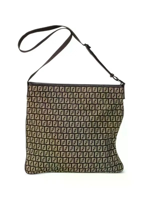 Fendi Zucca Patterned Shoulder Bag - Brown