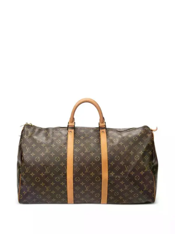LOUIS VUITTON Keepall 55 Monogram Luggage - Brown