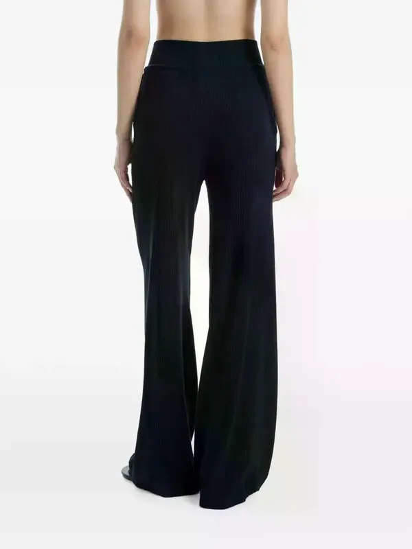 DETERM; Ribbed Knit Wide-leg Trousers