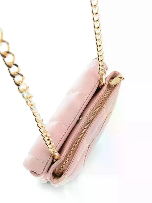 Moschino Quilted Logo Shoulder Bag
