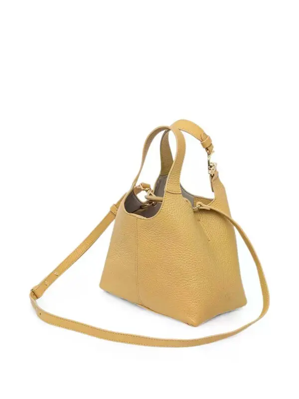 COCCINELLE Small C-easy Leather Tote Bag - Yellow