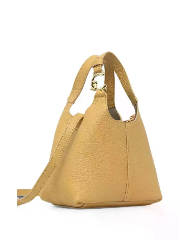 COCCINELLE Small C-easy Leather Tote Bag - Yellow