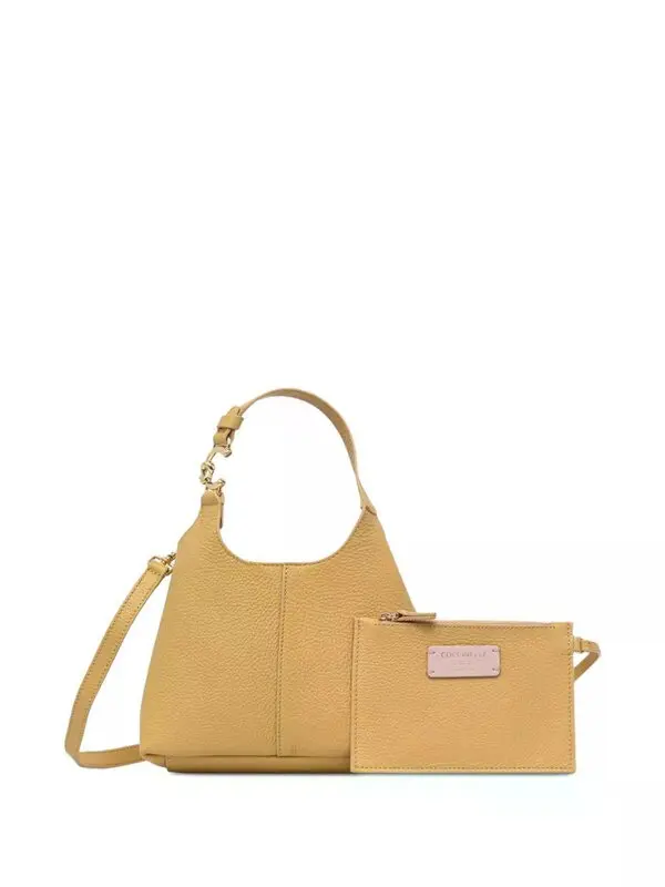 COCCINELLE Small C-easy Leather Tote Bag - Yellow