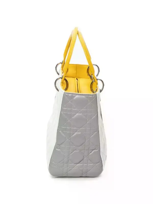 Dior Lady Tote Bag - White