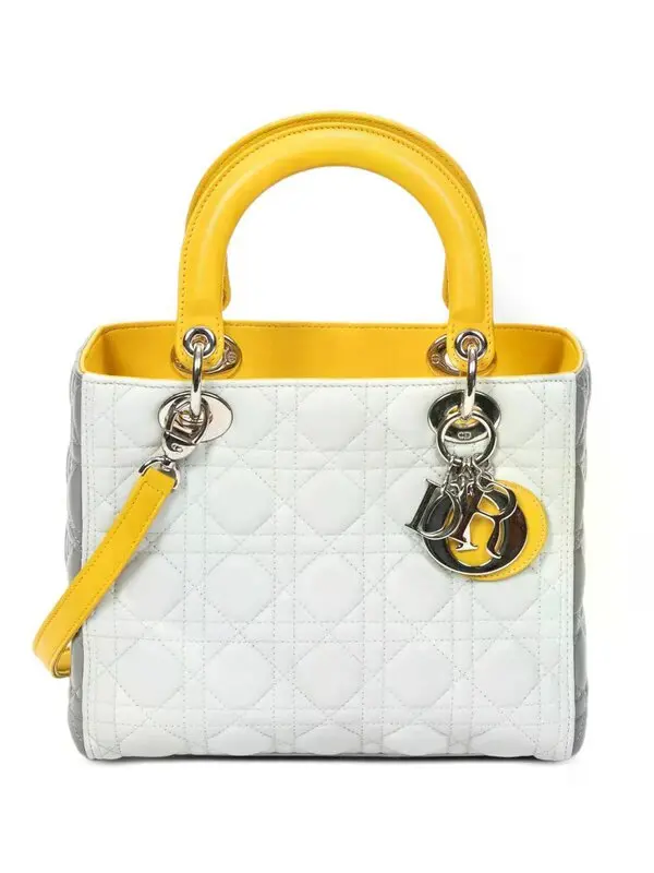 Dior Lady Tote Bag - White