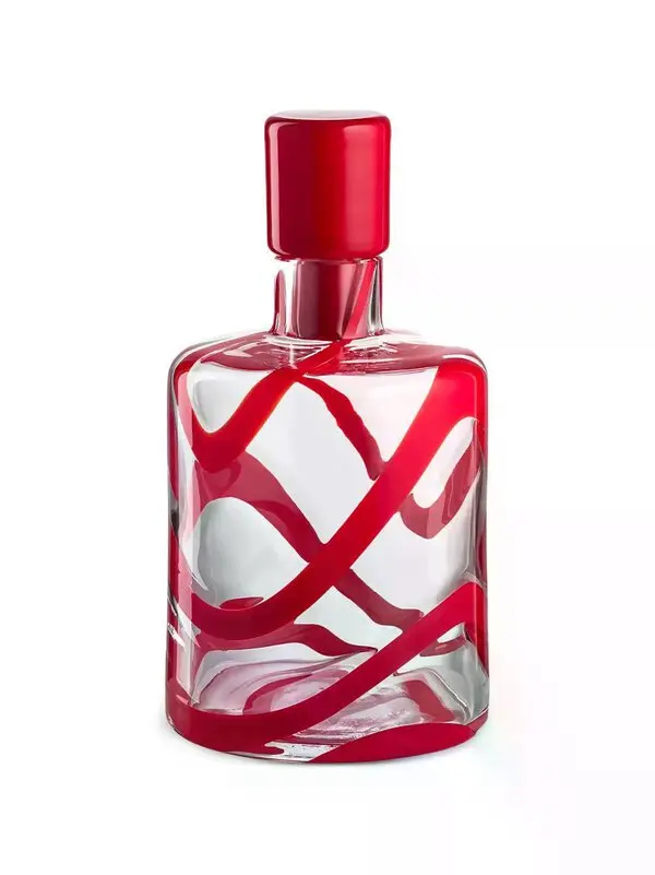 NASONMORETTI Cyrcus Swirl-pattern Decanter - White