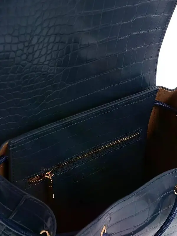 Moschino Crocodile-effect Backpack
