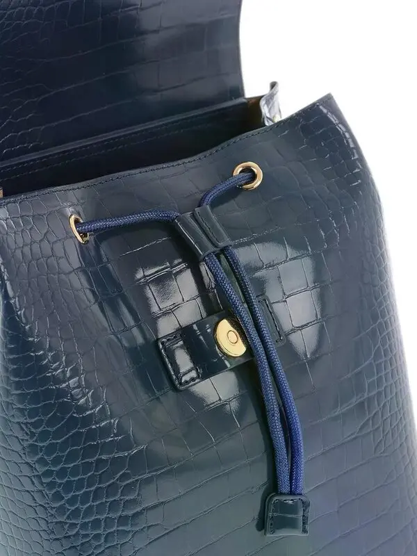 Moschino Crocodile-effect Backpack