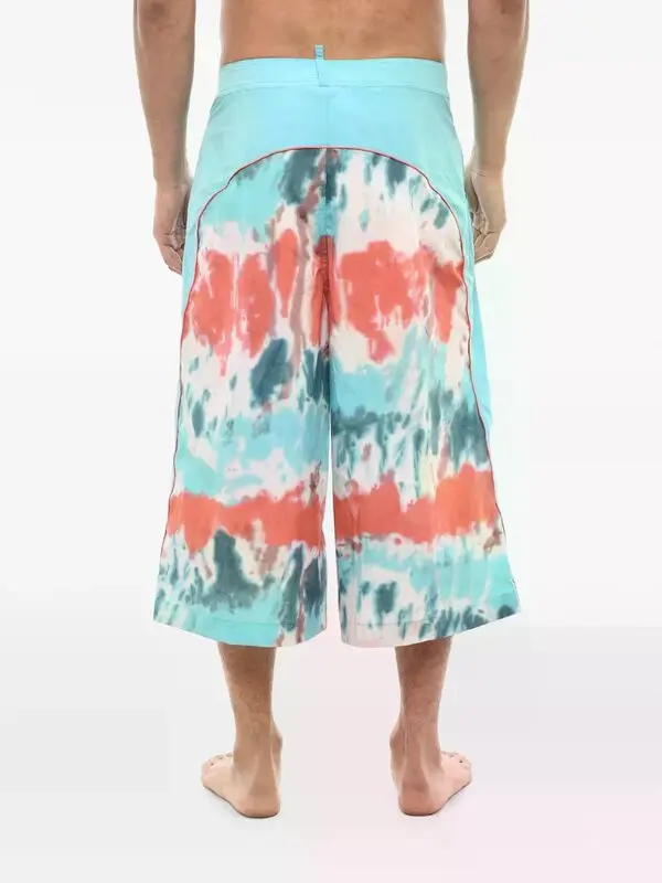 Dsquared2 Tie-dye Print Swim Shorts