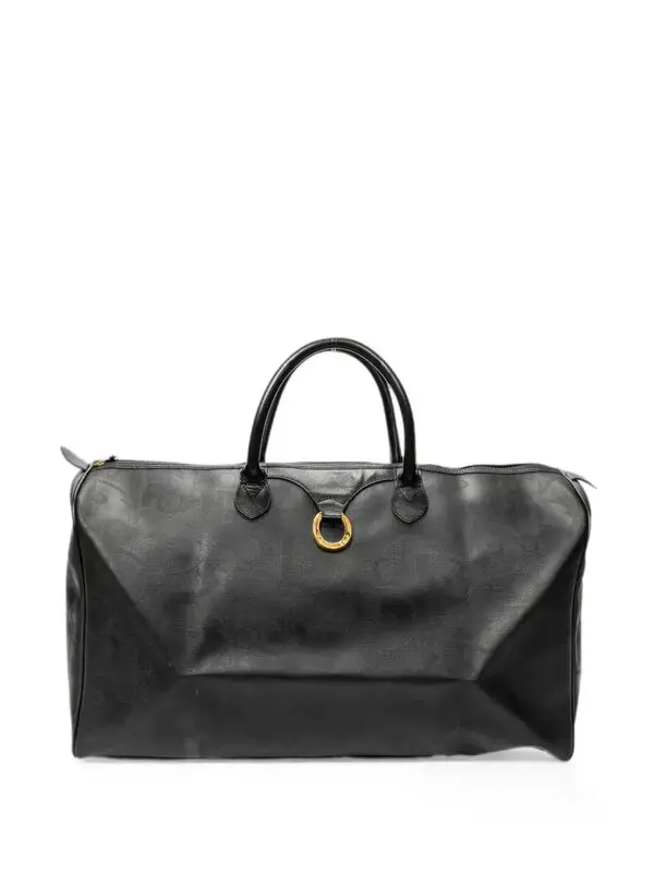 Dior Trotter Monogram Boston Holdall Bag - Black