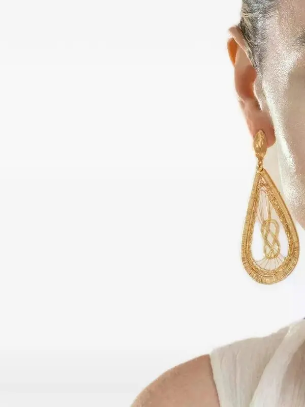 Gas Bijoux Tojo Filea Braided Drop Earrings
