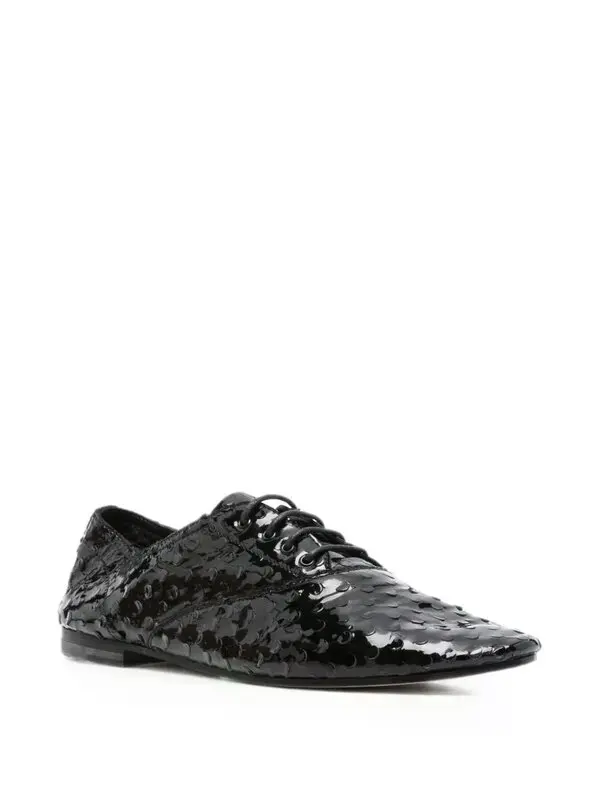 Saint Laurent Patent Leather Derby Shoes