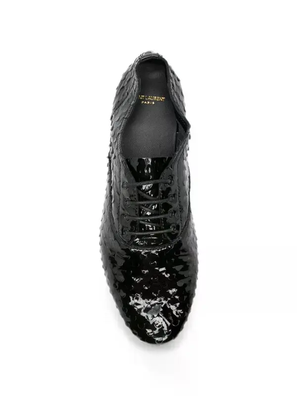 Saint Laurent Patent Leather Derby Shoes