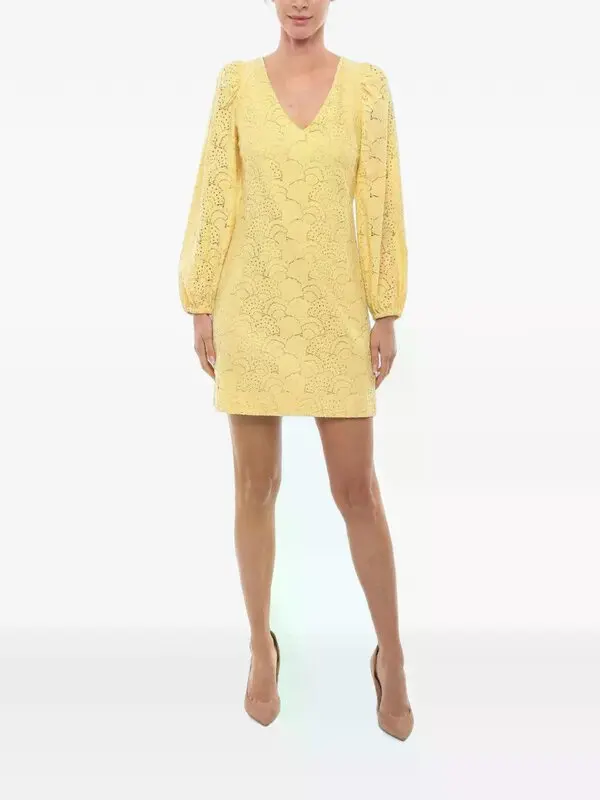SAMSOE SAMSOE Ana Lace Puff-sleeve Mini Dress