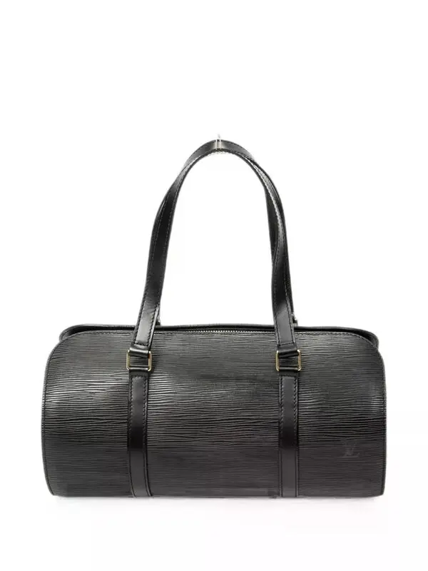 LOUIS VUITTON Soufflot Épi Tote Bag - Black