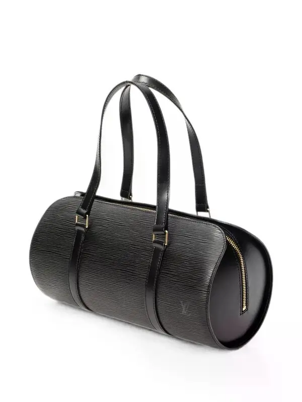 LOUIS VUITTON Soufflot Épi Tote Bag - Black