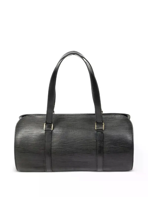 LOUIS VUITTON Soufflot Épi Tote Bag - Black
