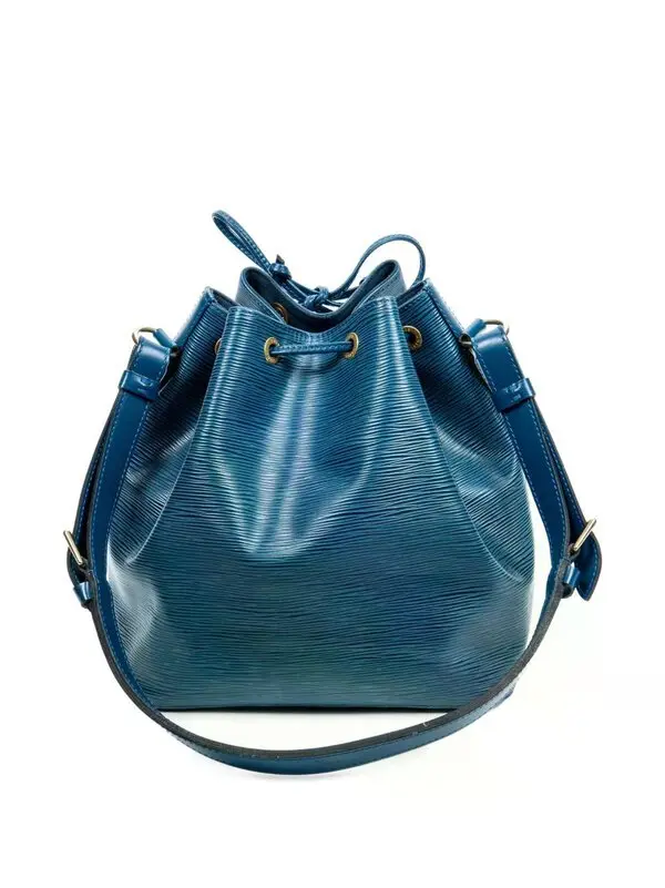 LOUIS VUITTON Noé Épi Bucket Bag - Blue