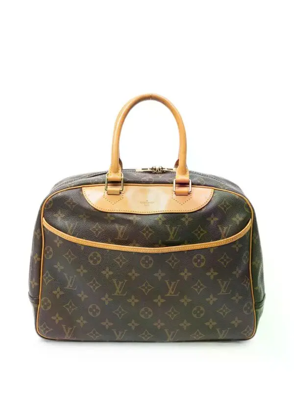 LOUIS VUITTON Deauville Tote Bag - Brown