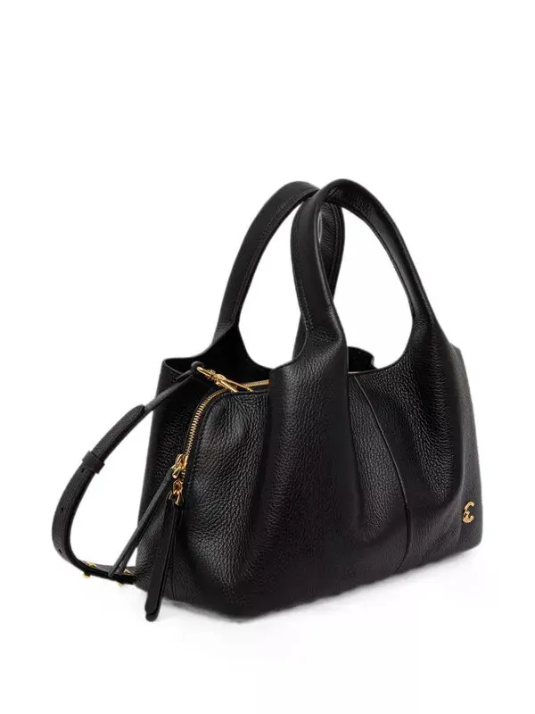 COCCINELLE Grained Leather Tote Bag