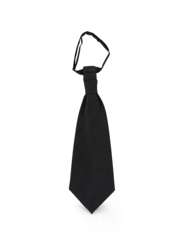 Corneliani Stripe Pattern Neck Tie - Grey