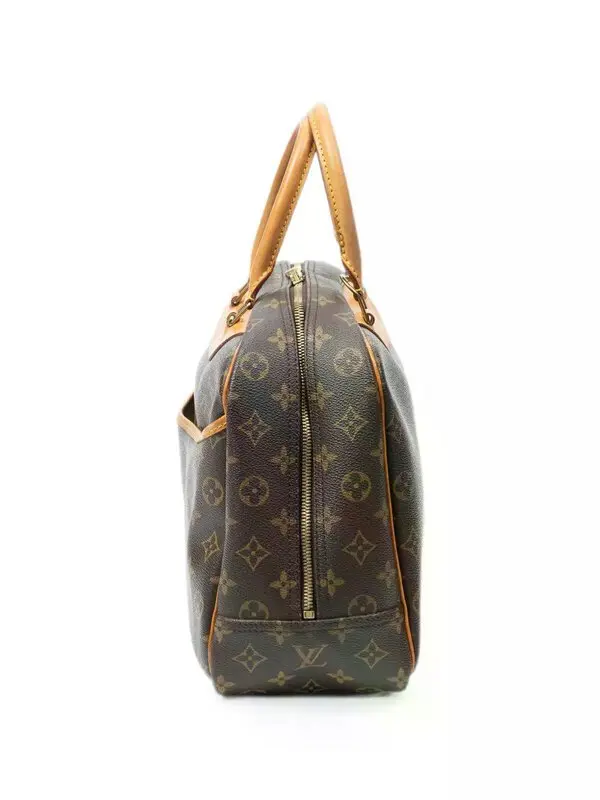 LOUIS VUITTON Monogram Deauville Handbag - Brown