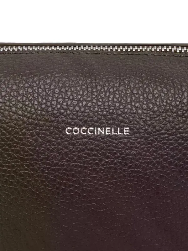 COCCINELLE Grained Leather Make-up Bag