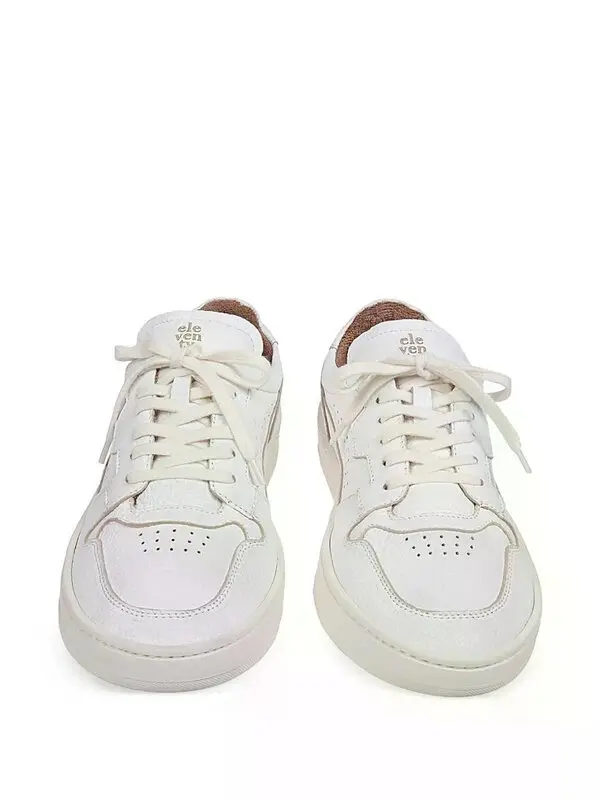 Eleventy Panelled Lace-up Sneakers