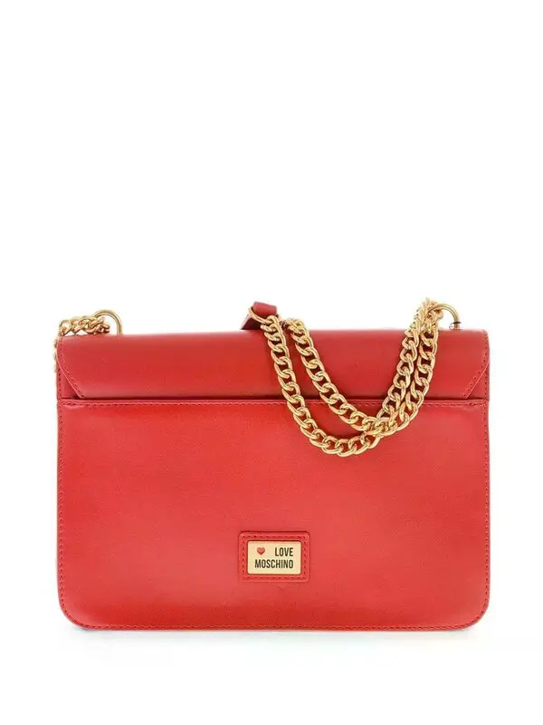 Moschino Heart-motif Shoulder Bag - Red
