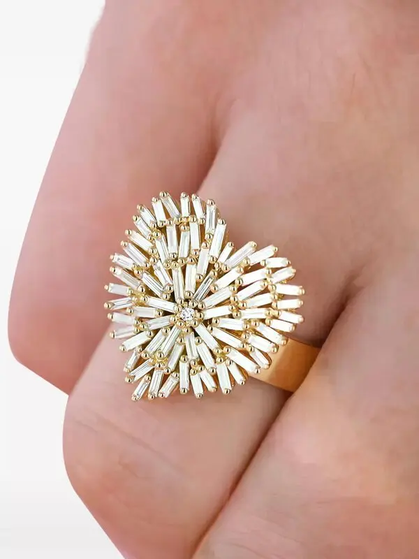 SUZANNE KALAN Fireworks Diamond Ring - White