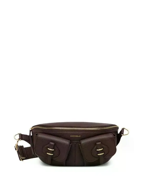 COCCINELLE Small Mavery Pocket Grained-leather Pocket