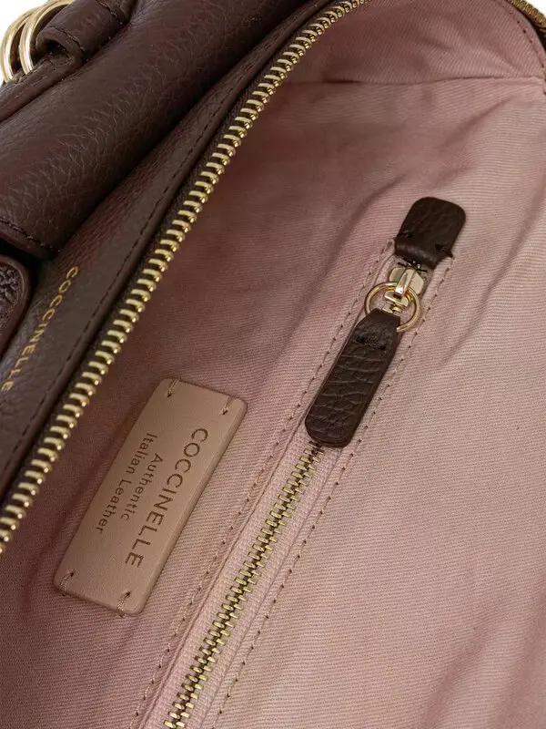 COCCINELLE Small Mavery Pocket Grained-leather Pocket