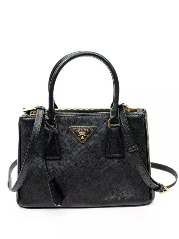 Prada Small Galleria Double-zip Tote Bag - Black