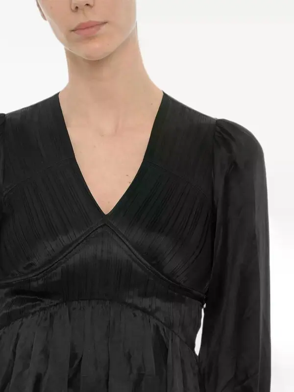ALLSAINTS V-neck Long-sleeve Mini Dress