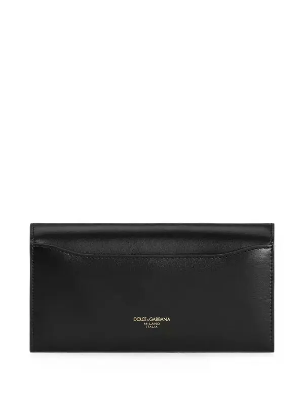 Dolce & Gabbana Marlene Wallet In Calfskin - Black