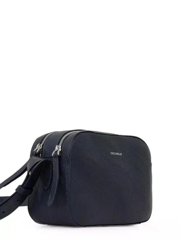 COCCINELLE Grained Leather Shoulder Bag