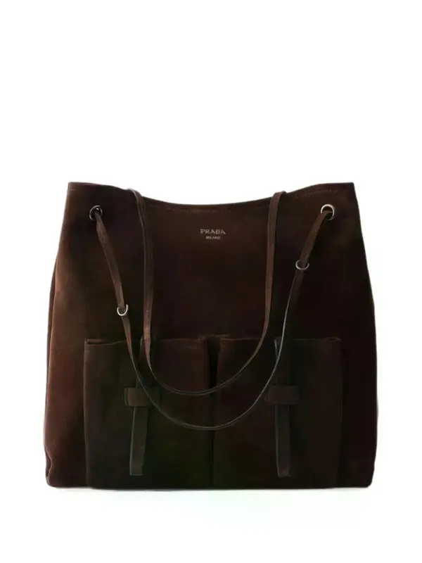 Prada Route Large Suede Bag