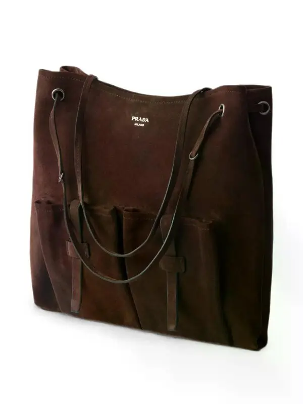 Prada Route Large Suede Bag