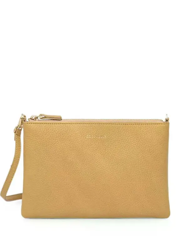 COCCINELLE Mini Best Grained Leather Crossbody Bag - Yellow