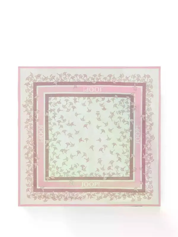 JOOP! Floral-print Silk Scarf - Neutrals