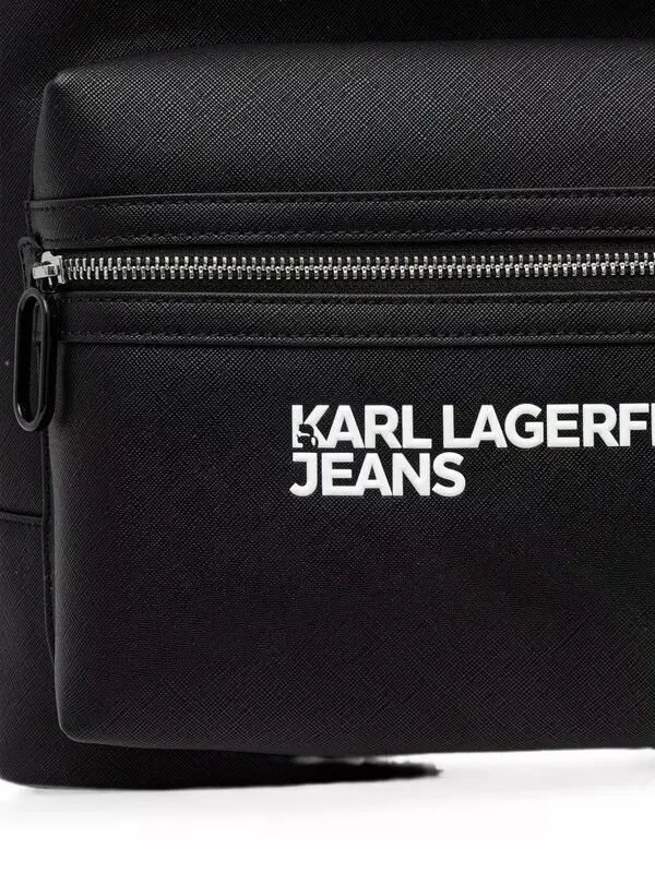 Karl Lagerfeld Logo-print Zip-around Backpack