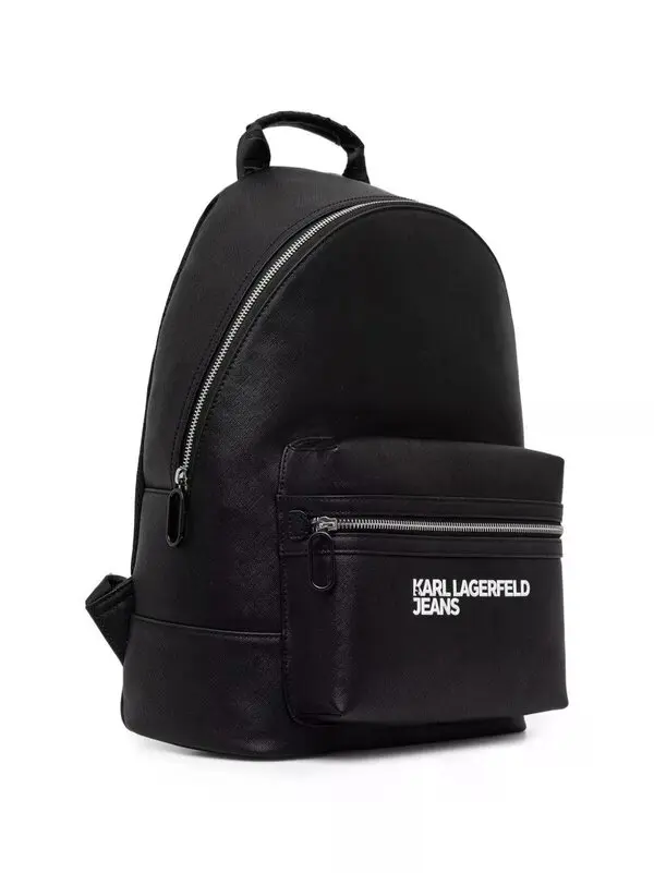 Karl Lagerfeld Logo-print Zip-around Backpack