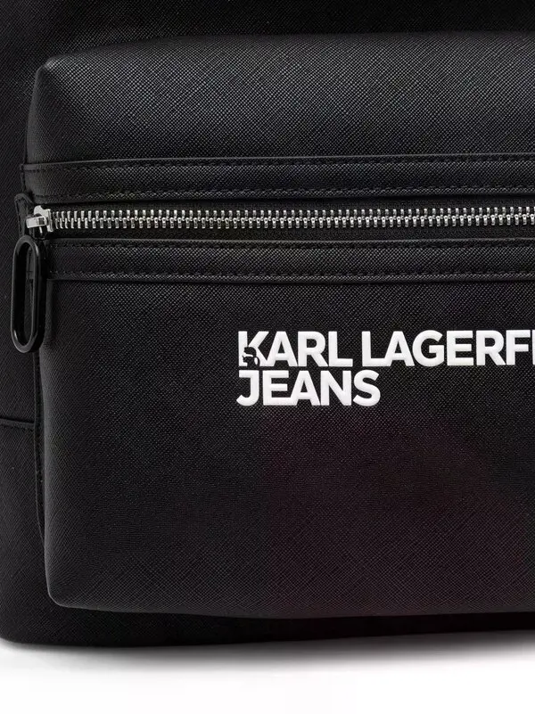 Karl Lagerfeld Logo-print Zip-around Backpack
