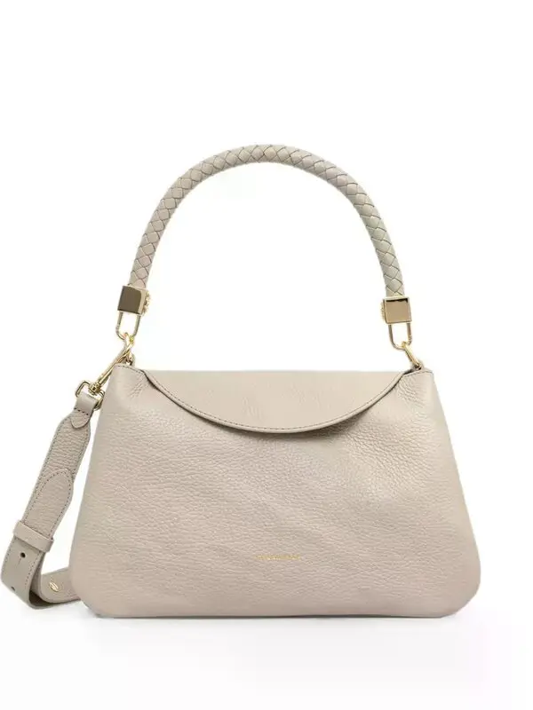 COCCINELLE Braided-handle Leather Tote Bag - Neutrals