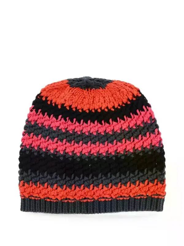 Dsquared2 Chunky-knit Striped Beanie Hat