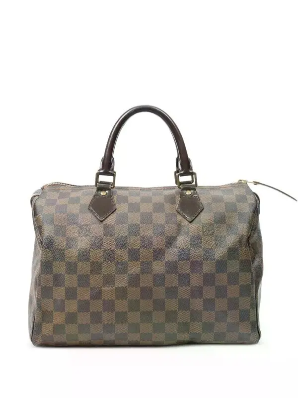 LOUIS VUITTON Damier Ebene Speedy 30 - Brown