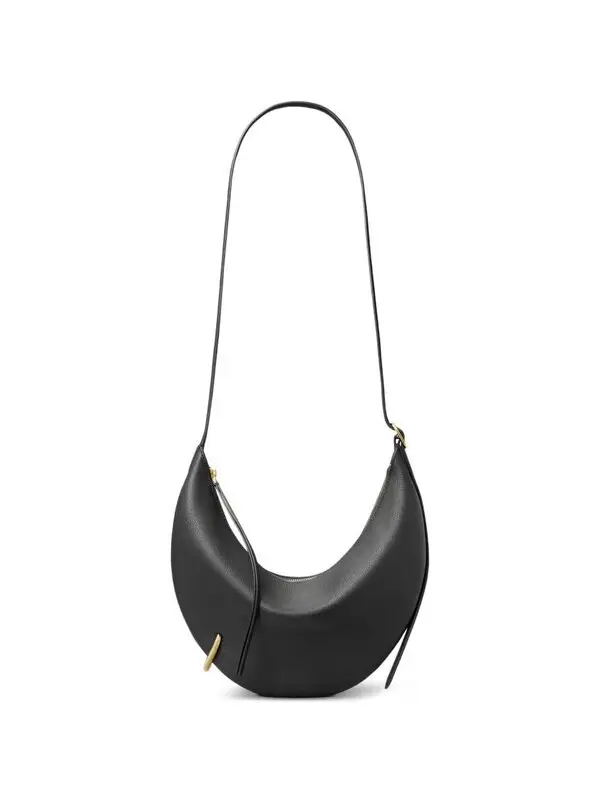 Tory Burch Pierced Leather Crossbody Bag - Black
