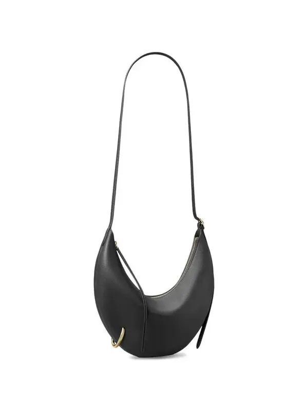 Tory Burch Pierced Leather Crossbody Bag - Black