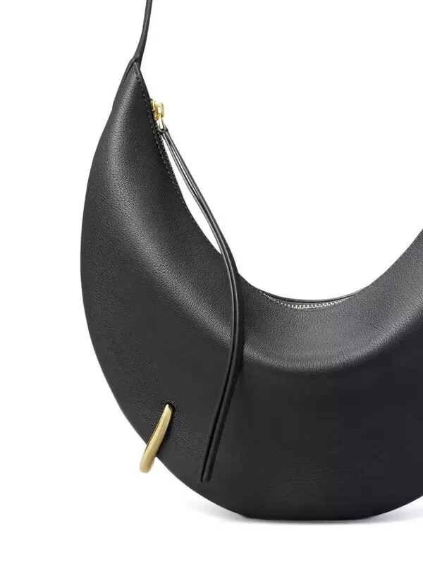 Tory Burch Pierced Leather Crossbody Bag - Black